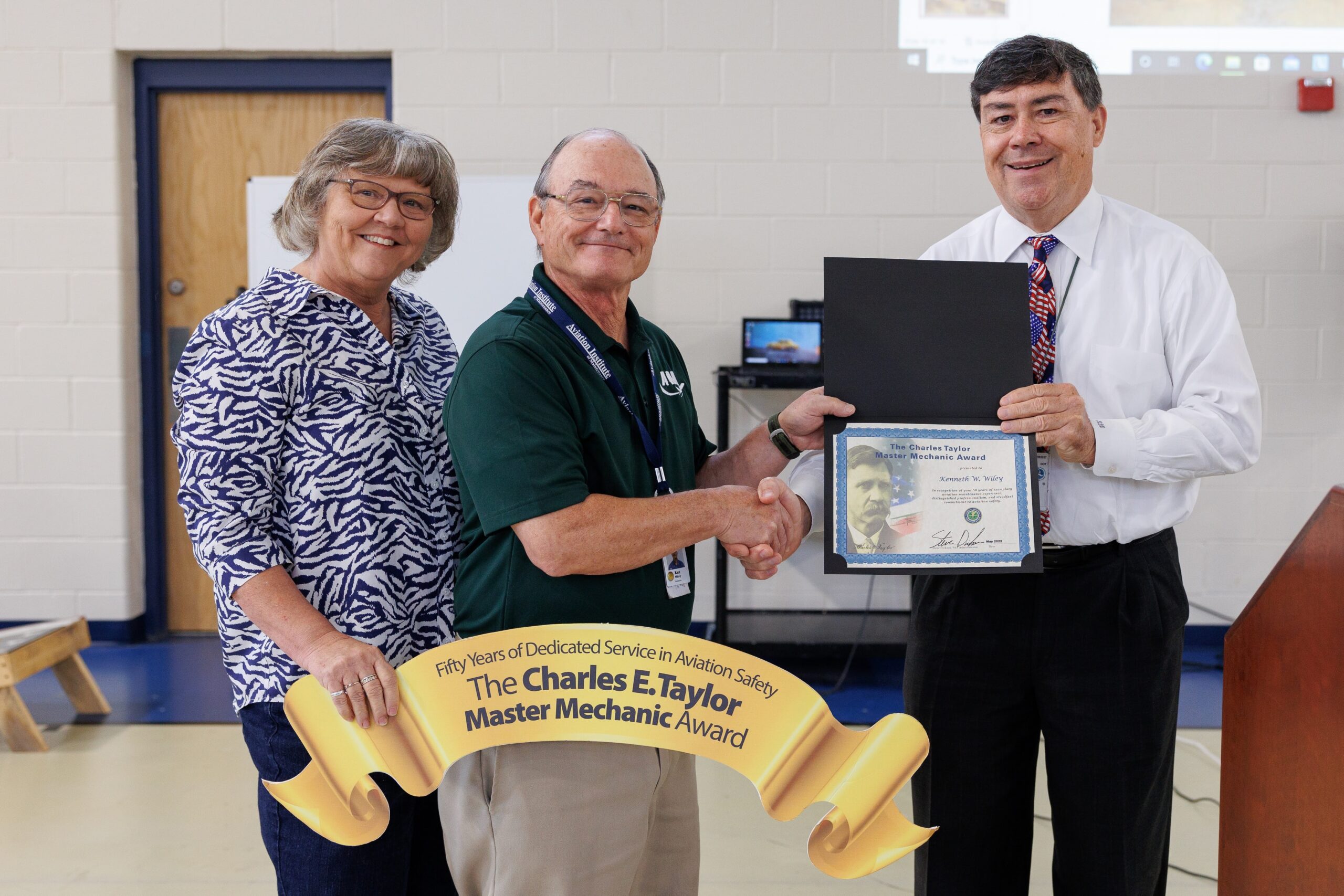Charles E. Taylor Master Mechanic Award - Aviation Institute of ...